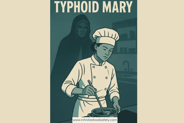 Typhoid Mary: Asymptomatic Carriers in Food Handlers